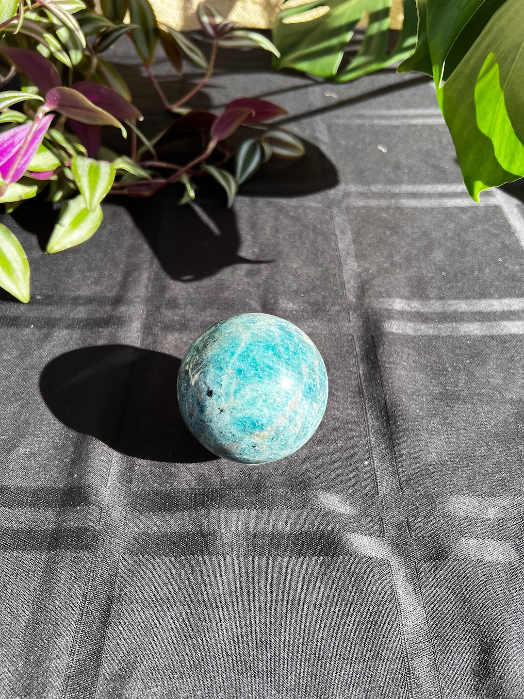 Blue Apatite Sphere From Madagascar 64mm - Etsy