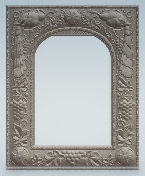 3D STL Models Religious Icons and Frames 21 Pcs Deco for CNC Router ...