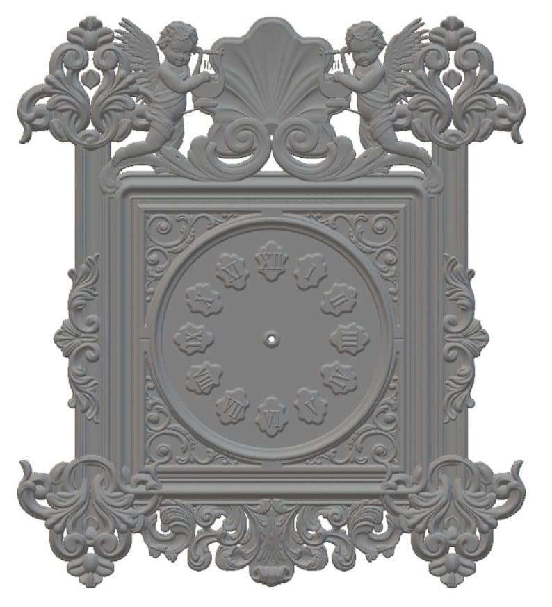 3D STL Models Clock STL Files - 18 Pcs Digital Router Engraver Carving ...