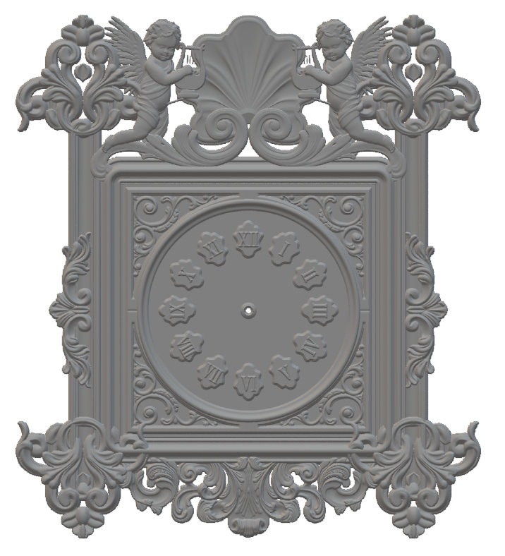 3D STL Models Clock STL Files - 18 Pcs Digital Router Engraver Carving ...