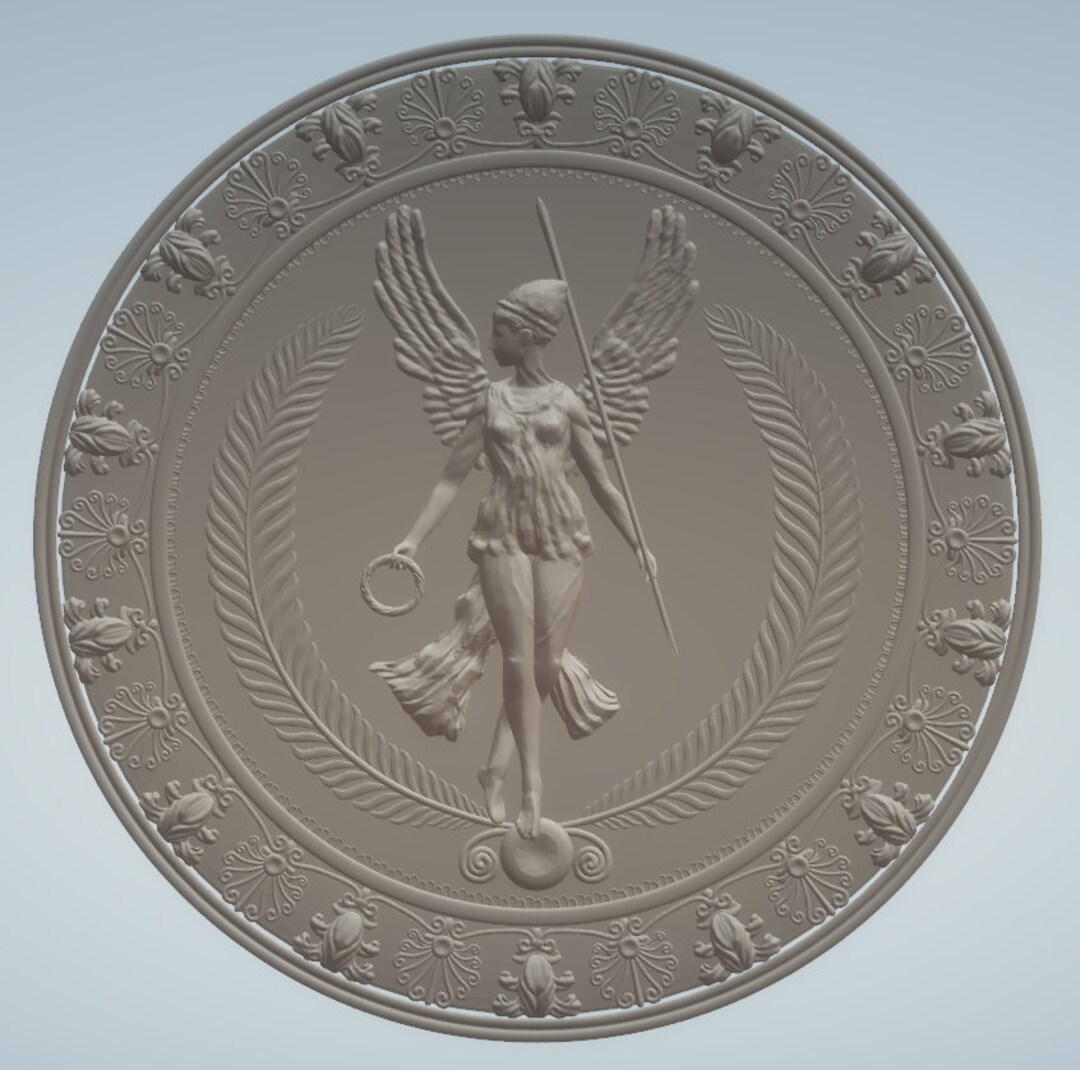 3D Medallion STL Model, Router Engraver Carving Designs (10 Pcs) - X026 ...