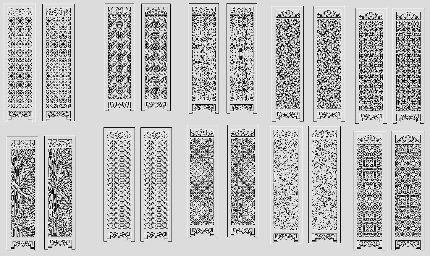 Decorative Panels DXF / EPS / SVG / Clipart/ Cut Files/ Cricut ...