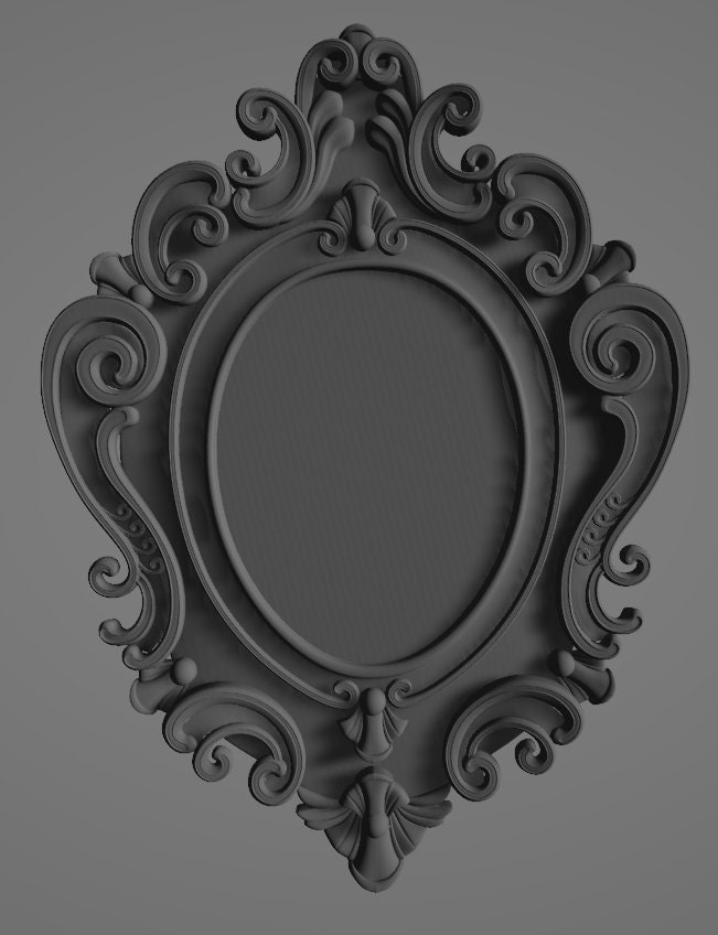 3D STL Models Unique Mirrors and Frames 100 Pcs Deco for CNC Router ...