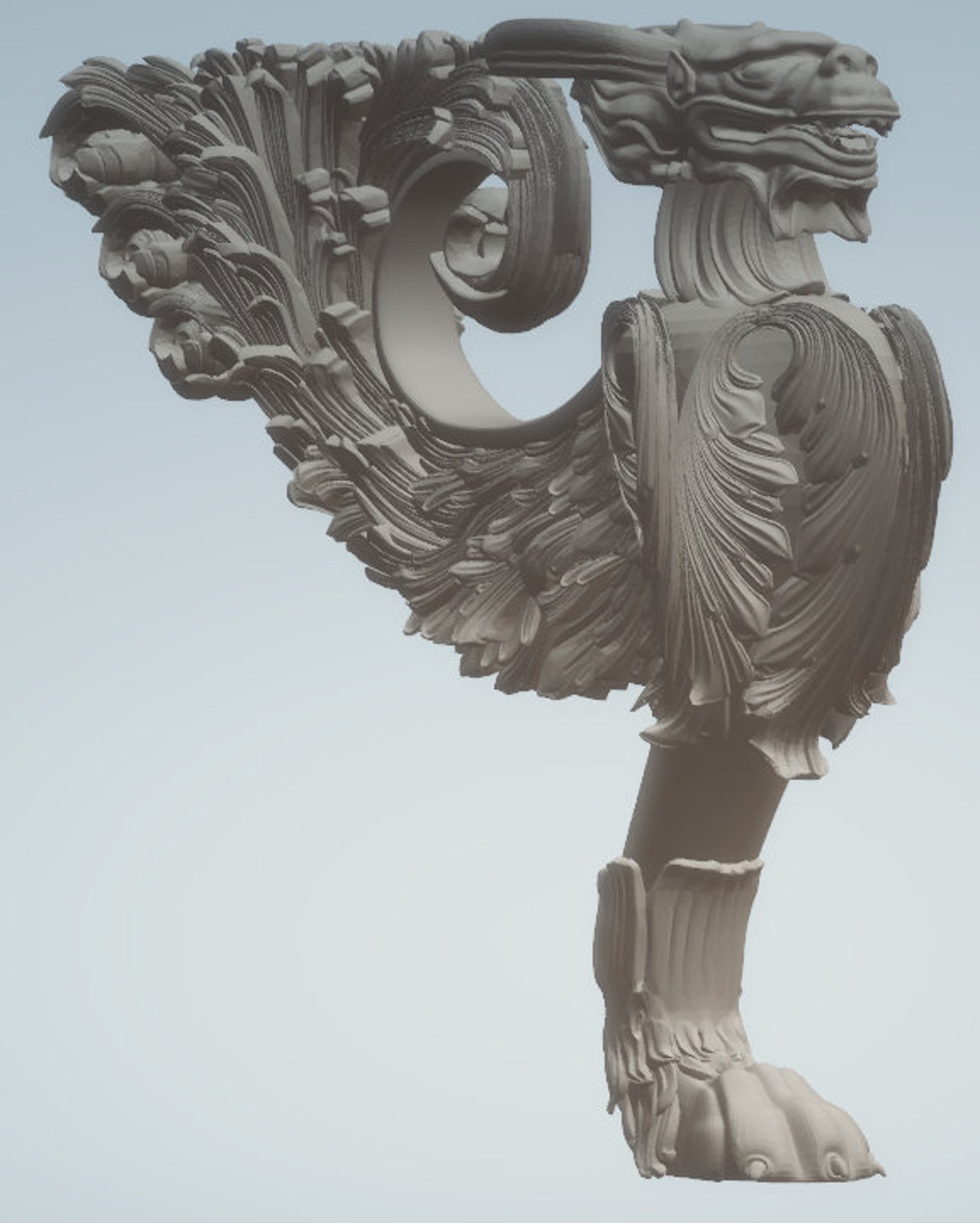 3D STL Models Furniture Table Columns Legs 96 Pcs Deco for CNC Router ...