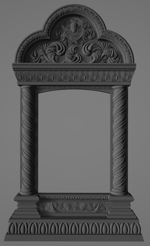 3D STL Models Religious Icons and Frames 21 Pcs Deco for CNC Router ...