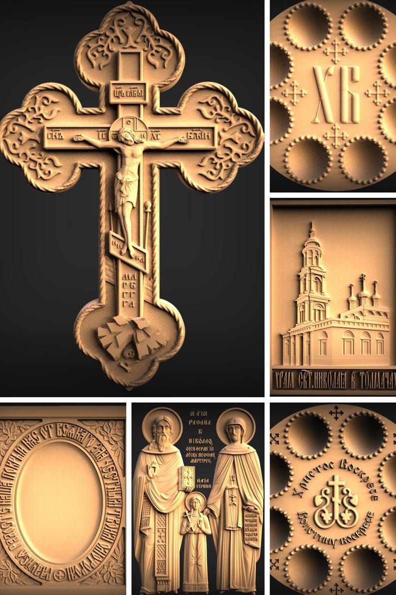 100 Religious Orthodox Icon 3D STL Models | CNC Router Carving Files ...
