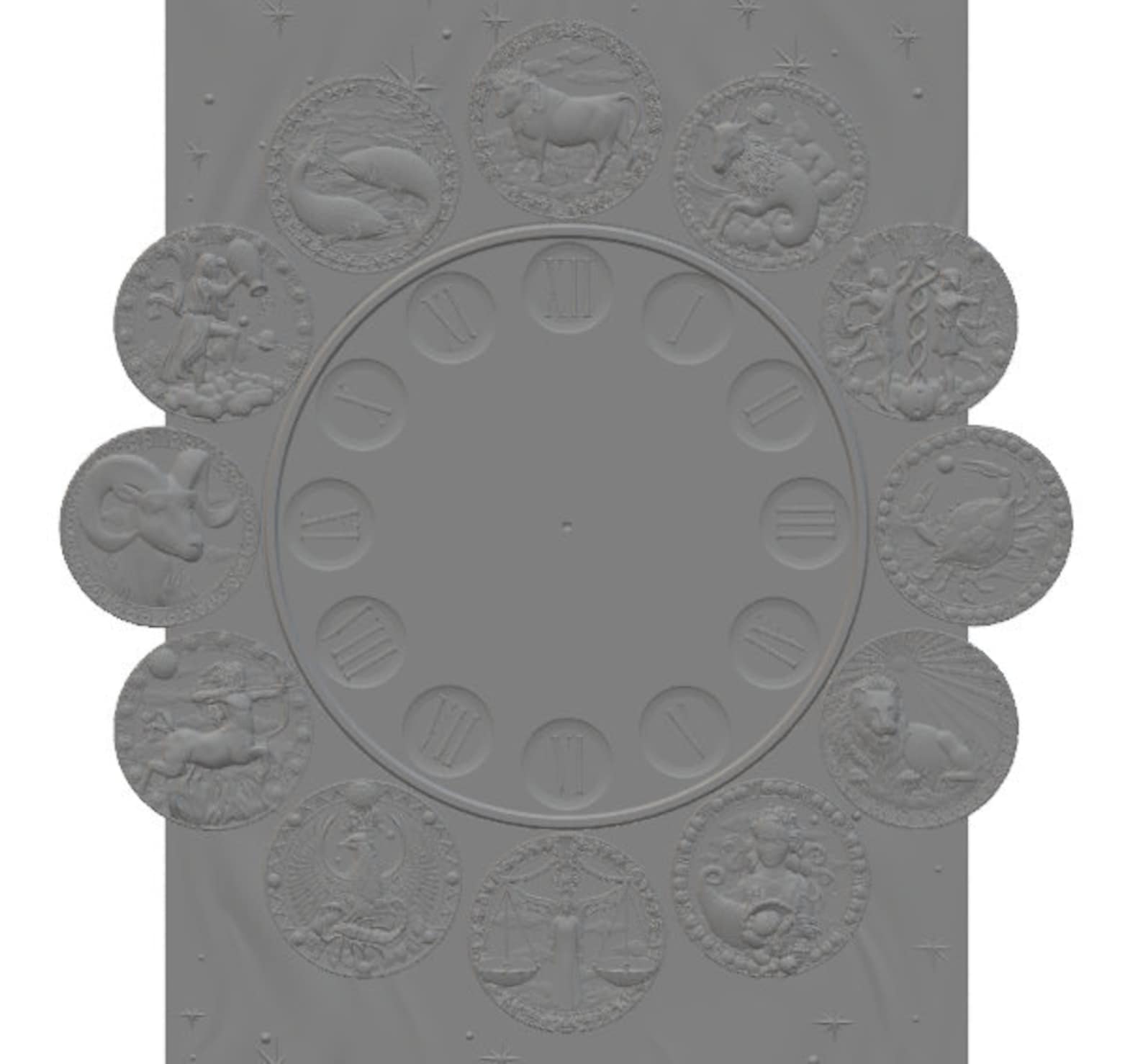 3D STL Models Clock STL Files - 18 Pcs Digital Router Engraver Carving ...