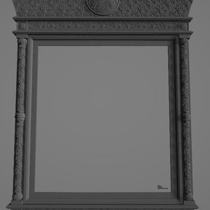 3D STL Models Religious Icons and Frames 21 Pcs Deco for CNC Router ...