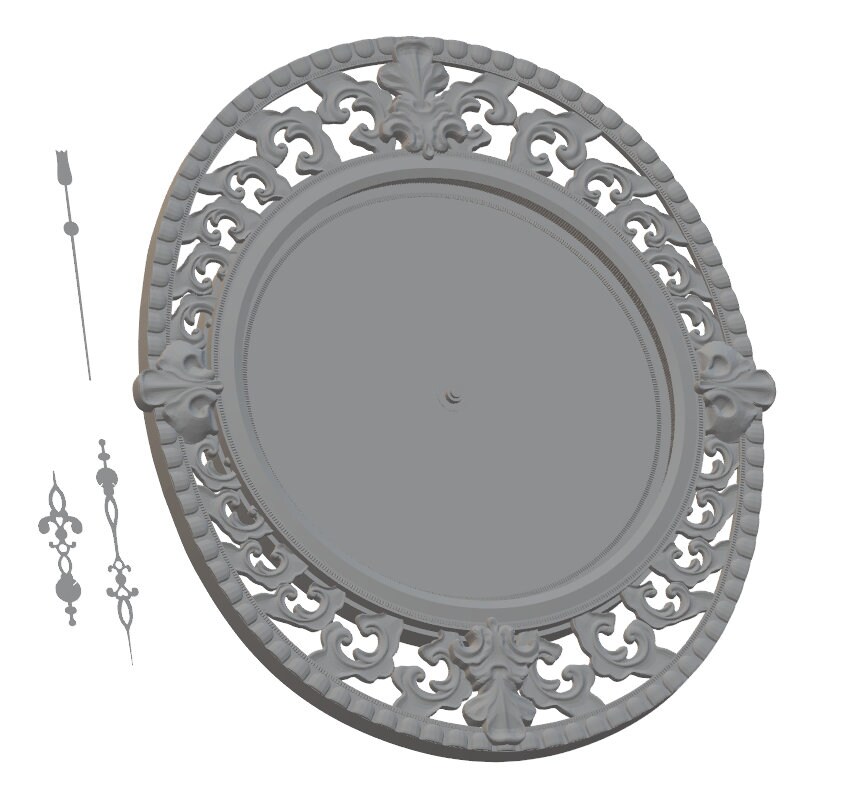 3D STL Models Clock STL Files - 18 Pcs Digital Router Engraver Carving ...