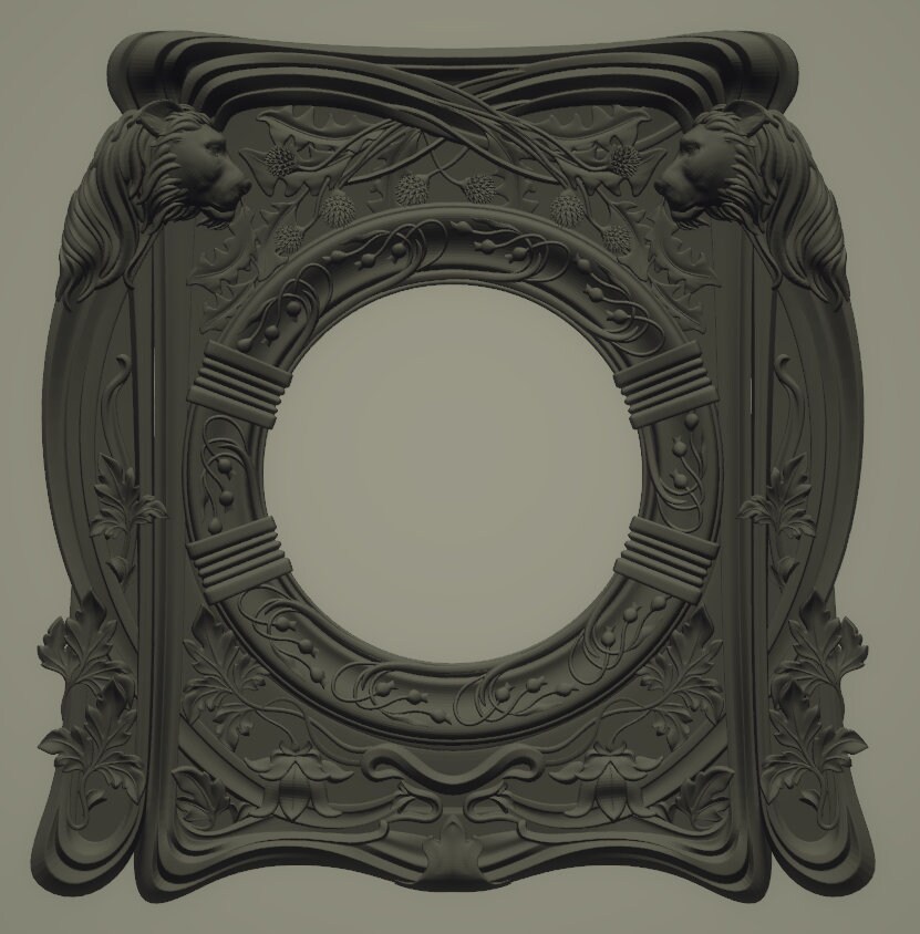 3D STL Models Unique Mirrors and Frames 100 Pcs Deco for CNC Router ...