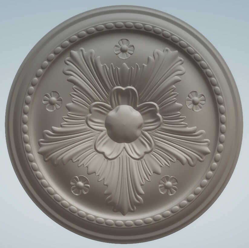 3D STL Models Decorative Sockets STL File Exquisite Gypsum Stucco ...