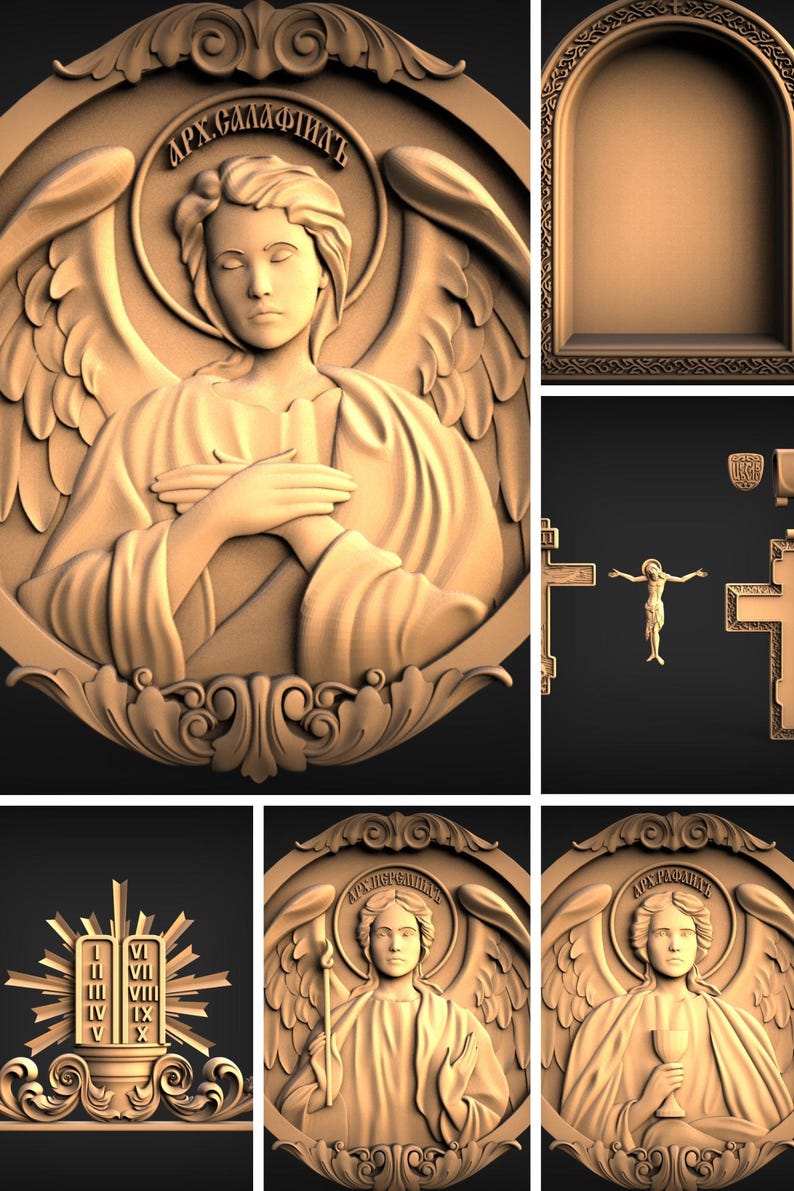100 Religious Orthodox Icon 3D STL Models | CNC Router Carving Files ...