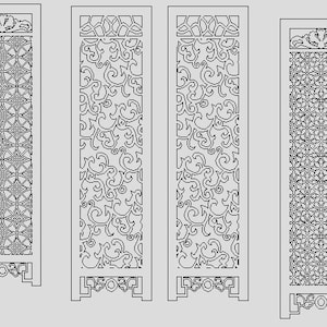 Decorative Panels DXF / EPS / SVG / Clipart/ Cut Files/ Cricut ...