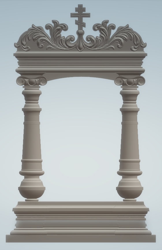 3D STL Models Religious Icons and Frames 21 Pcs Deco for CNC Router ...