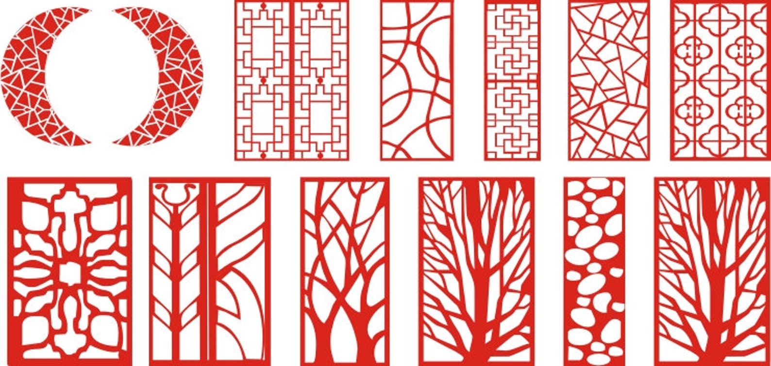 Decorative Panels DXF / EPS / SVG / Clipart/ Cut Files/ Cricut ...