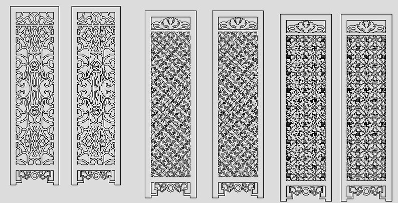 Decorative Panels DXF / EPS / SVG / Clipart/ Cut Files/ Cricut ...