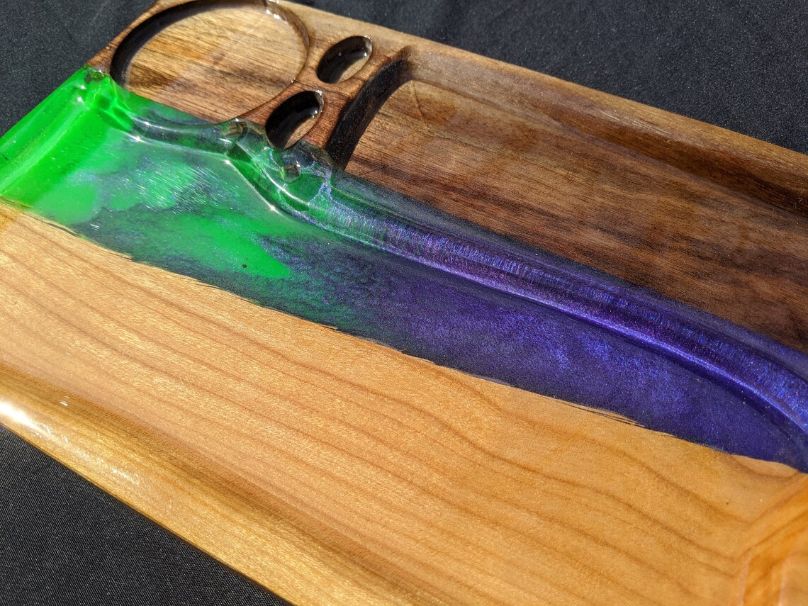 Live Edge Rolling Tray - Etsy