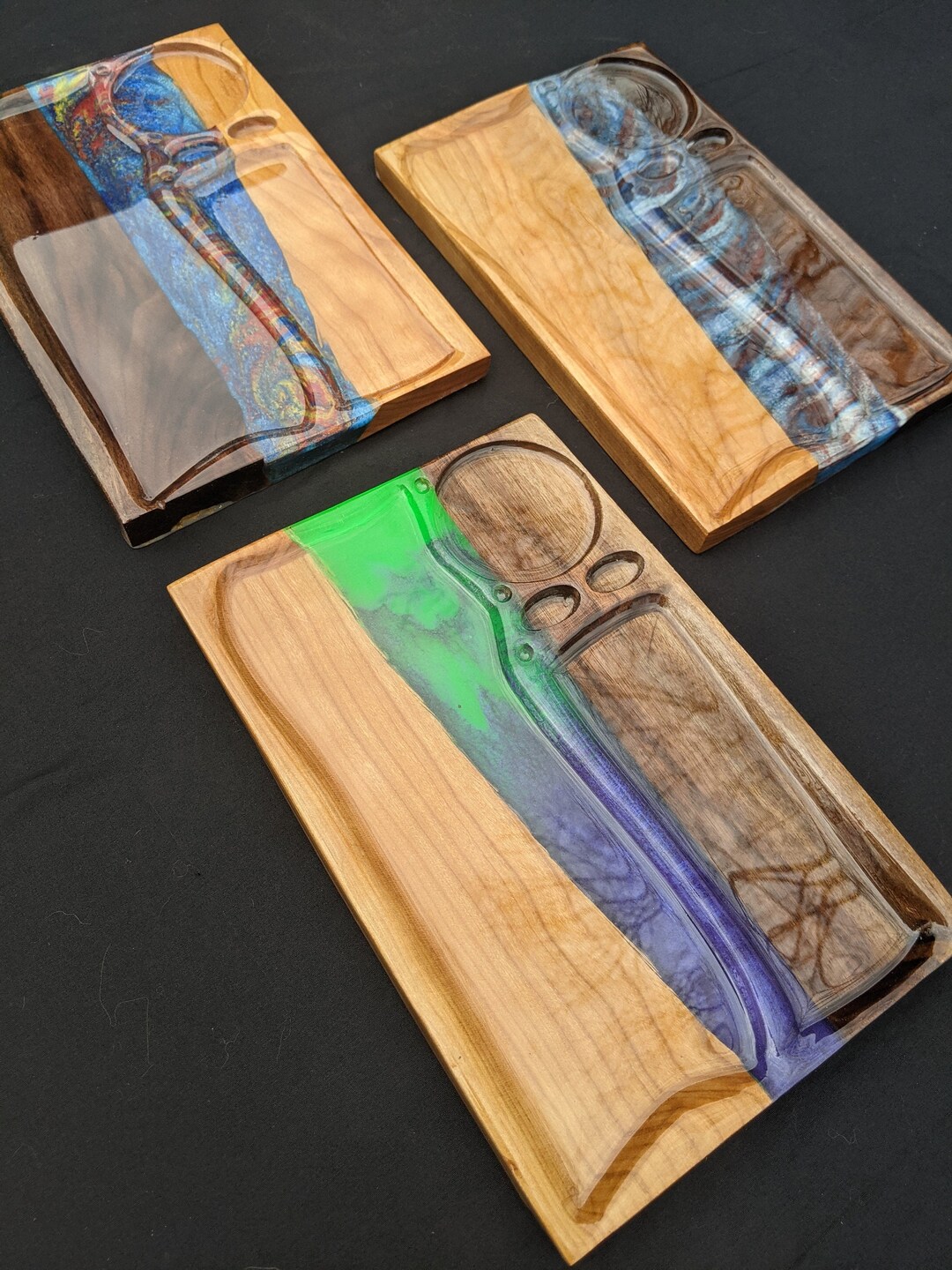 Live Edge Rolling Tray - Etsy