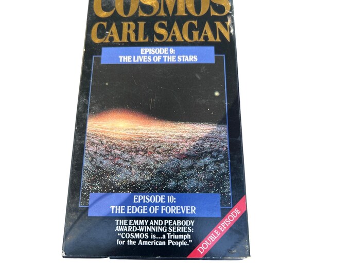 Cosmos Carl Sagan VHS Double Episode 9 & 10 Lives of the Stars Edge of ...