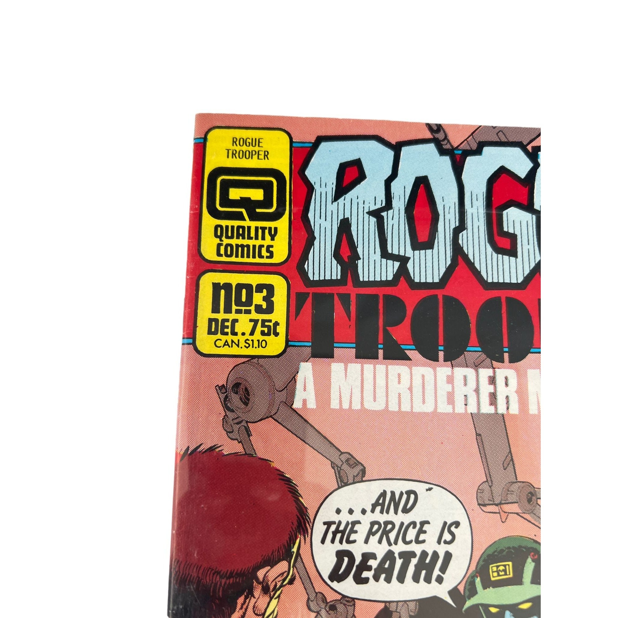 Vintage Rogue Trooper Quality Comics Murderer Must Pay 3 80s - Etsy
