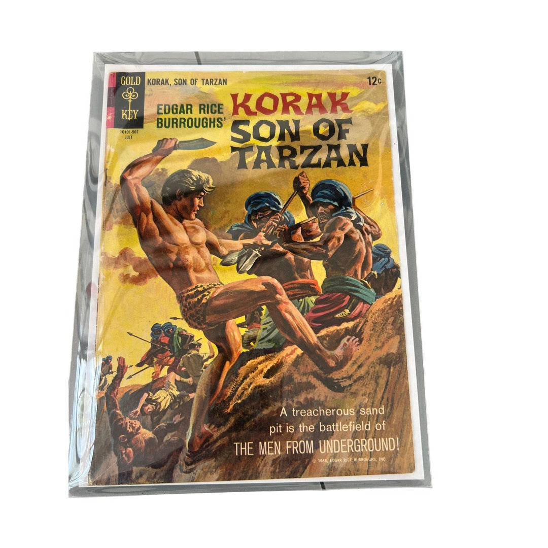 Vintage Gold Key Comic Book Korak Son of Tarzan 9 7/65 Silver - Etsy