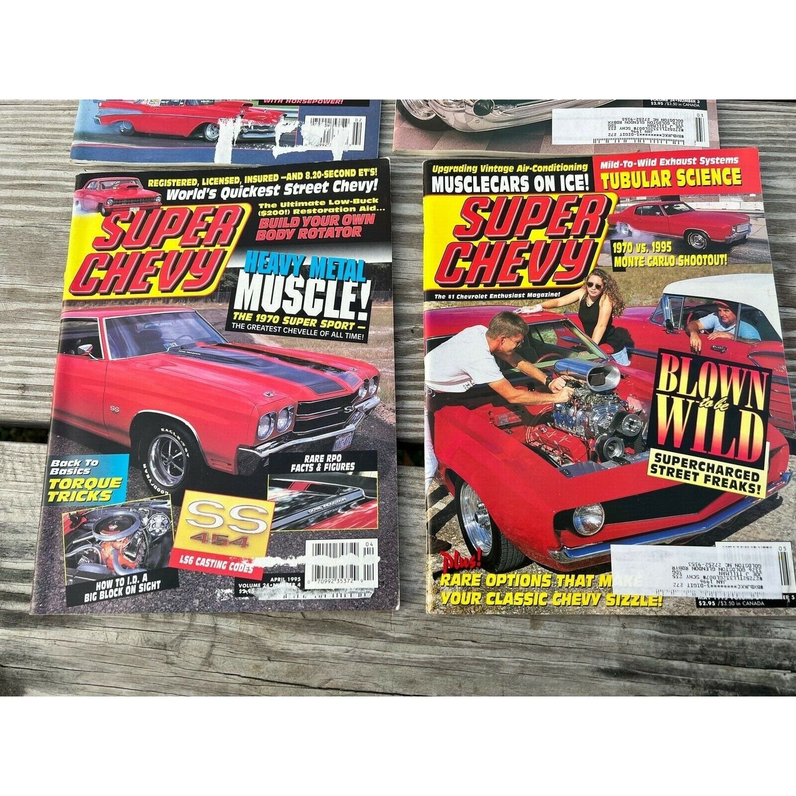 Vintage Lot of 4 Super Chevy Magazine 1995 February March April May - Etsy