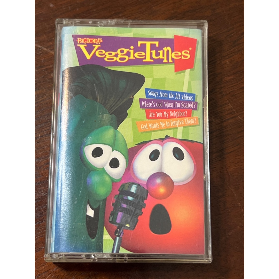 Veggietunes Veggietales Cassette Tape 1995 Songs From Hit Videos - Etsy