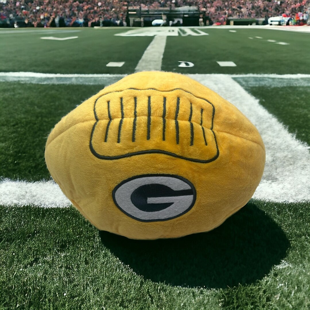 Vintage Green Bay Packers Flip Plush Cow Reverse Sewn Eyes Zip Closure ...