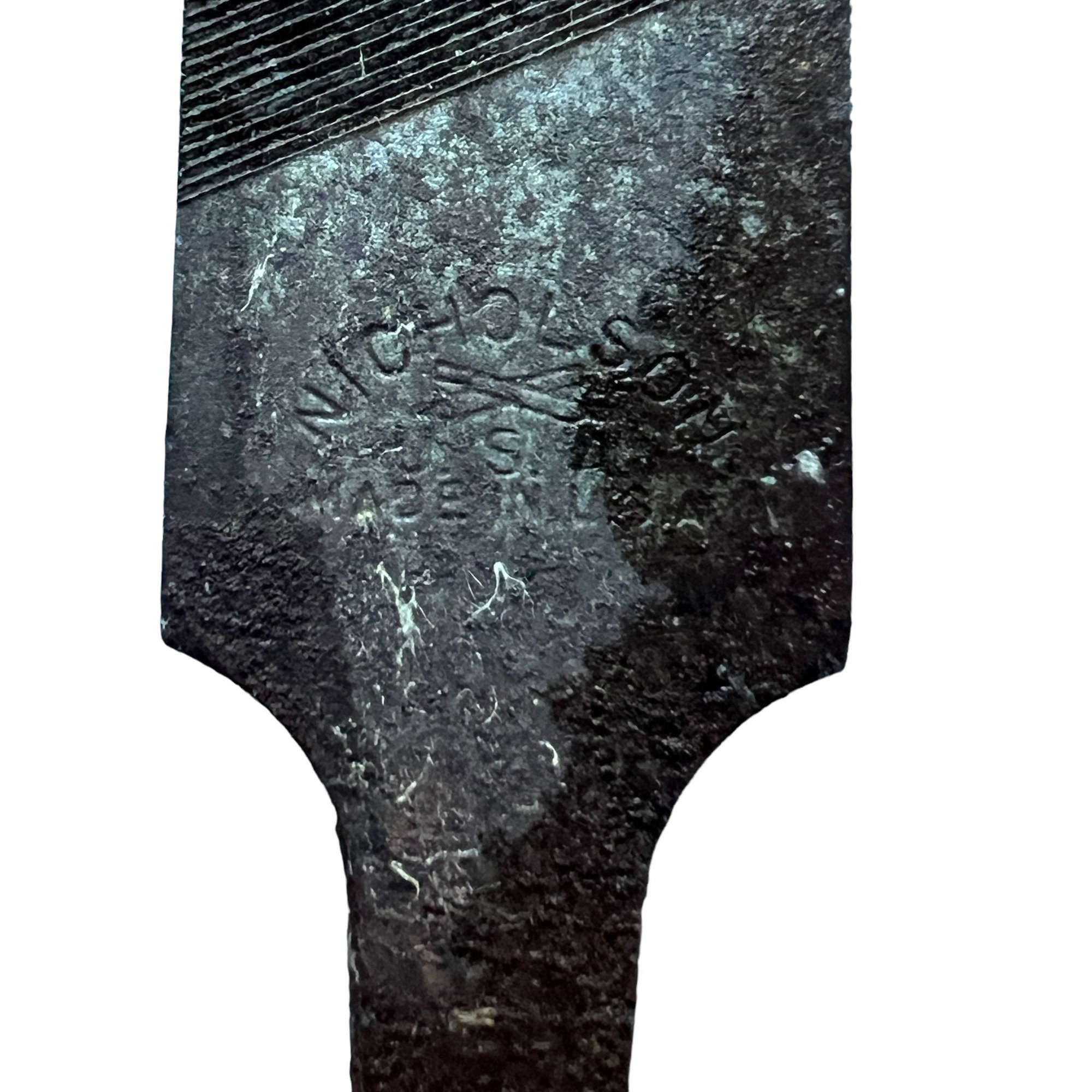 Vintage Lutz File Tool Wood Handle Nicholson File Handle is 5 File is ...