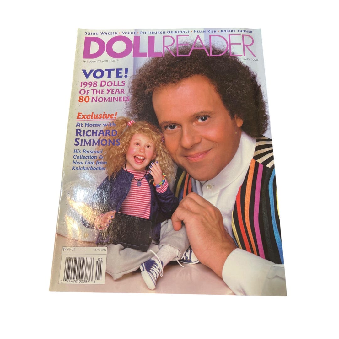 Doll Reader Magazine May 1998 Featuring Richard Simmons Dolls Madame ...