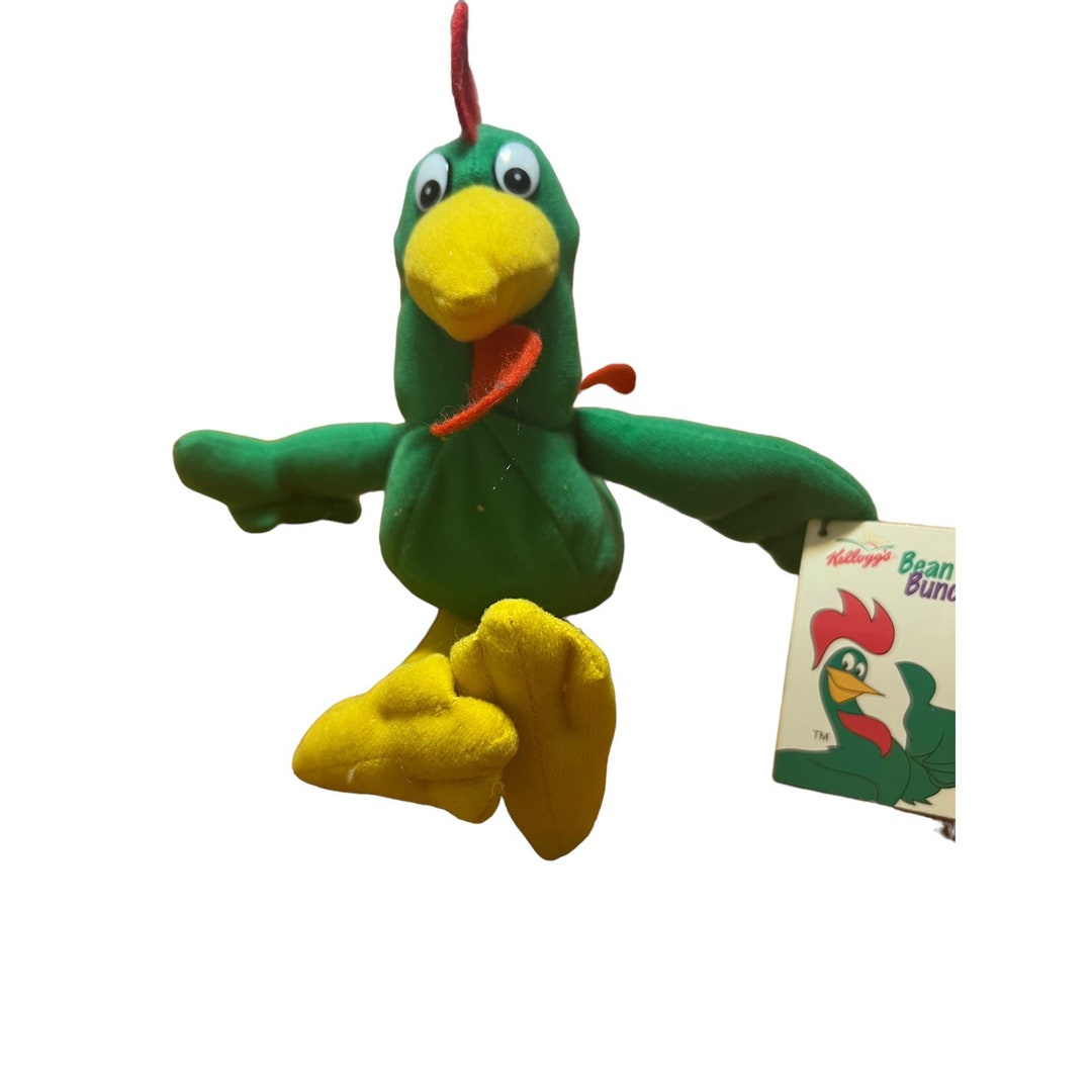 Vintage 1998 Kelloggs Bean Bag Bunch Plush Toy Corny Corn Flakes ...