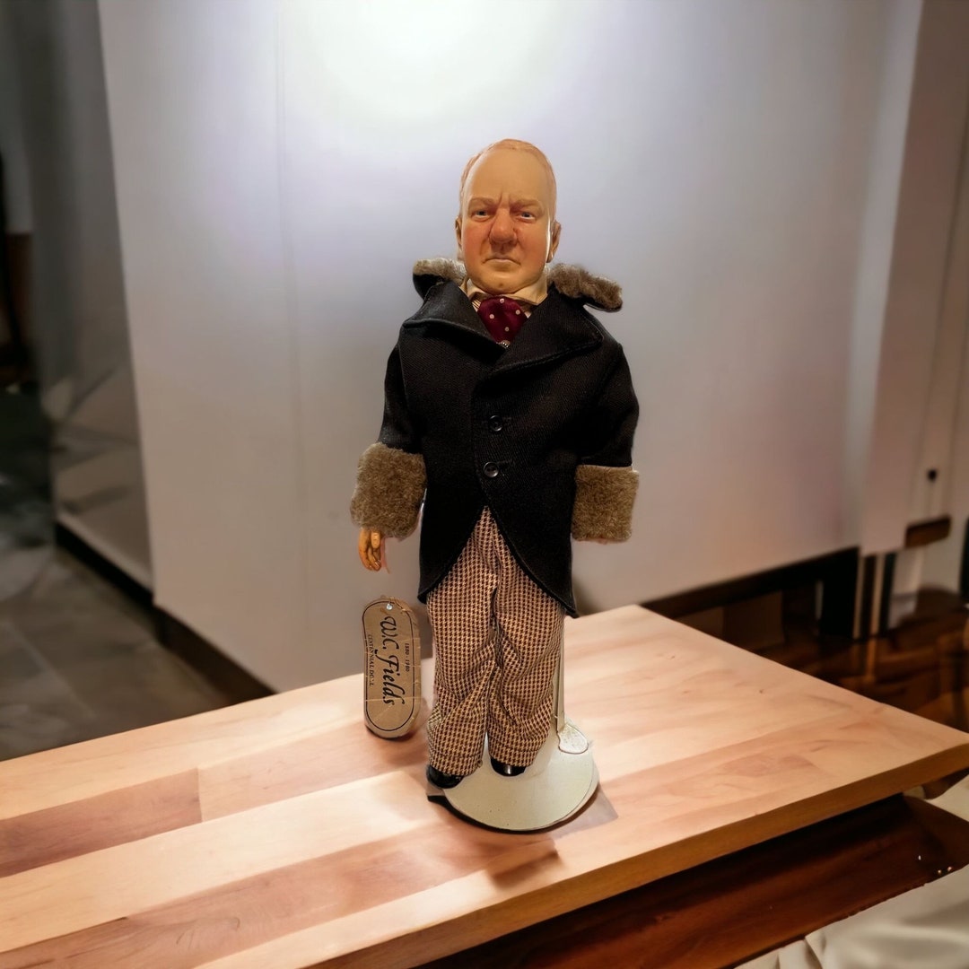 Vintage 1980 Effanbee WC Fields Centennial Doll With Stand Has Tags No ...
