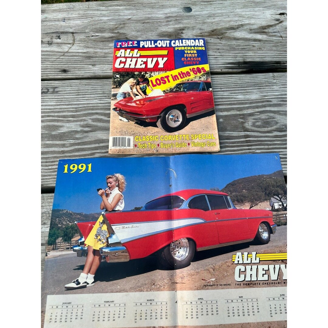 Vintage All Chevy Magazine January 1991 Includes Pull Out Calendar - Etsy