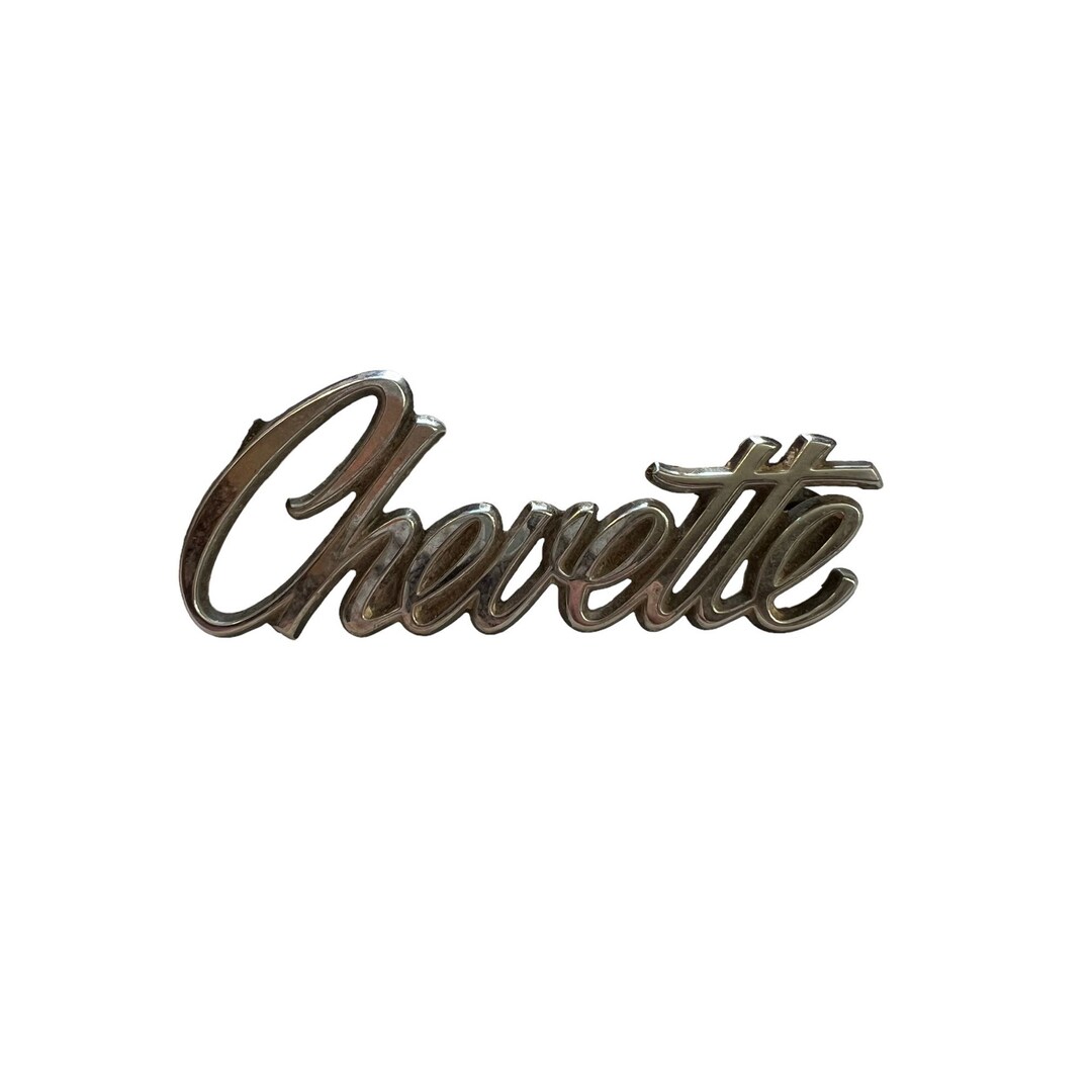 Vintage 77-80 Chevrolet Chevette Emblem Nameplate Missing Bowtie - Etsy