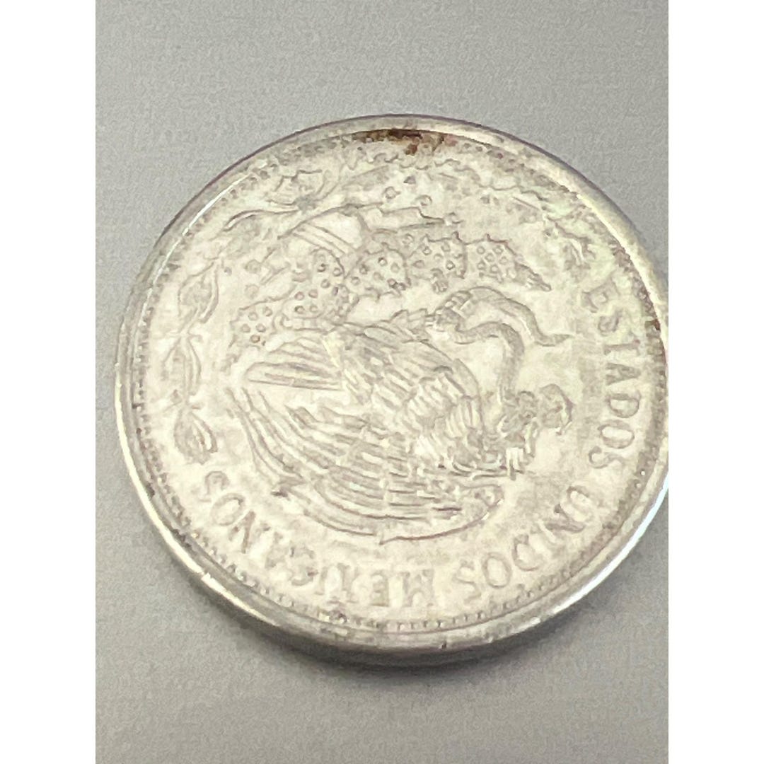 1990 Mexican 50 Pesos Coin Benito Juarez Commemorative Stainless Steel ...