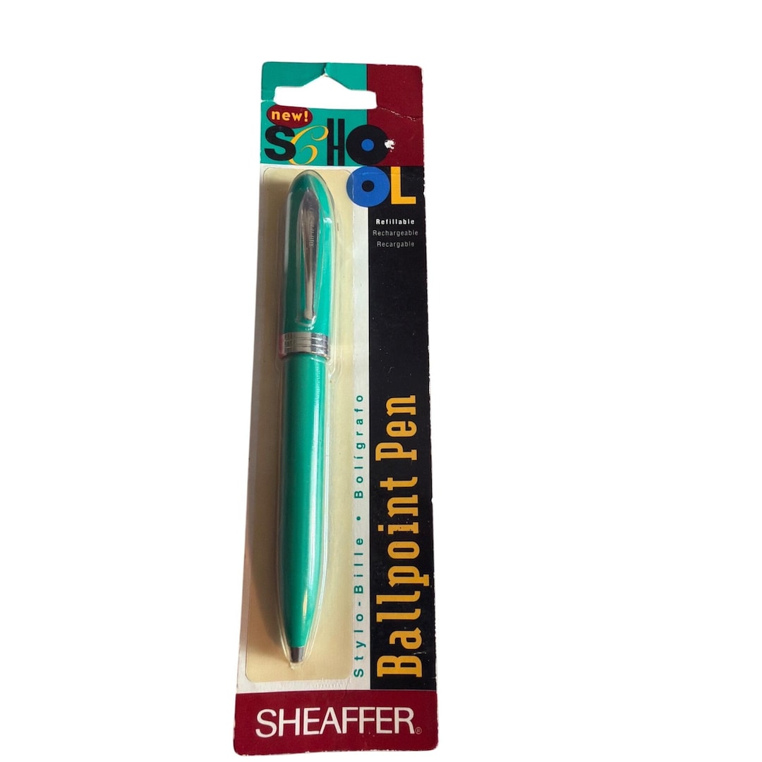 Vintage Sheaffer School Refillable Ballpoint Pen New in Package USA ...
