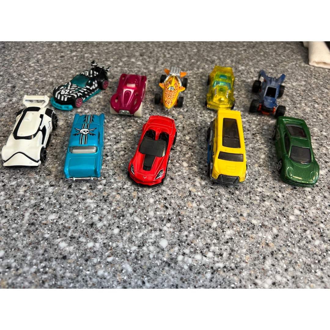 Vintage Modern Lot of 10 Hot Wheels Cars Loose 16 Angels Speedbox ...