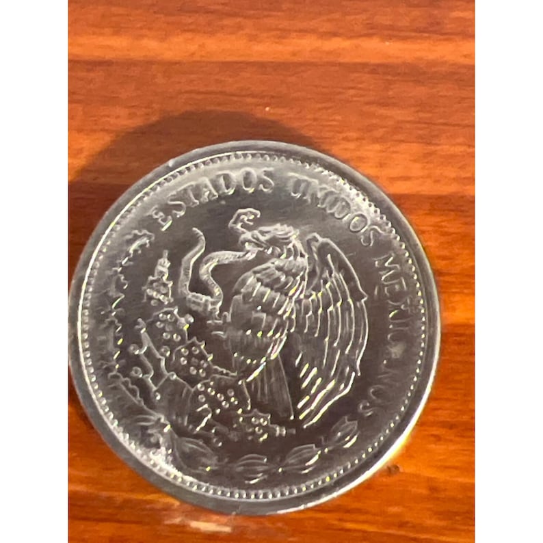 1988 Mexican 50 Peso Coin Benito Juarez Silver Plated Collectible - Etsy