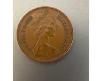 United Kingdom 1980 1 New Penny Coin - Etsy