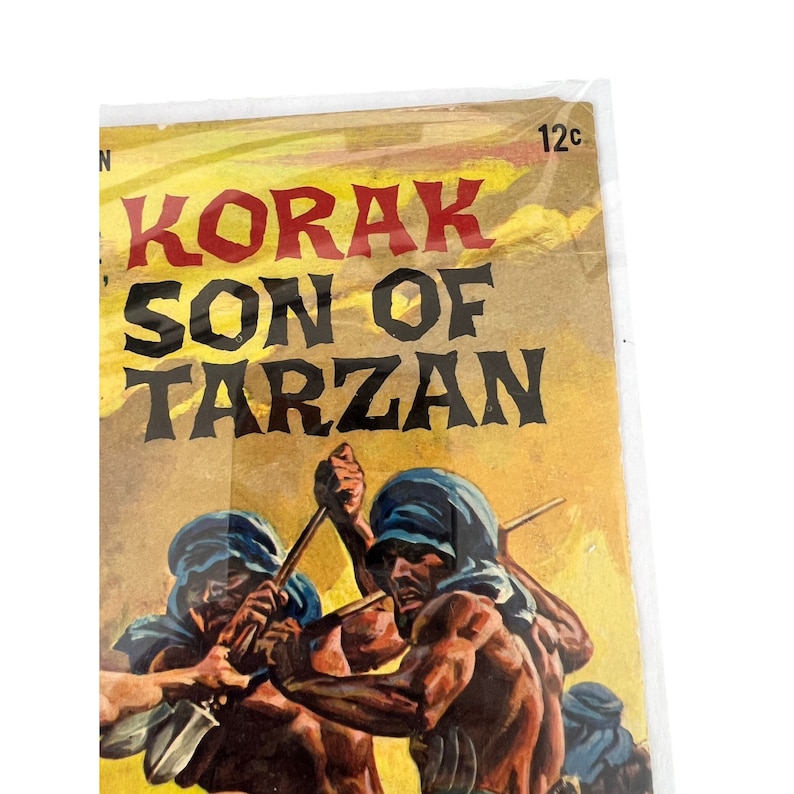 Vintage Gold Key Comic Book Korak Son of Tarzan 9 7/65 Silver - Etsy