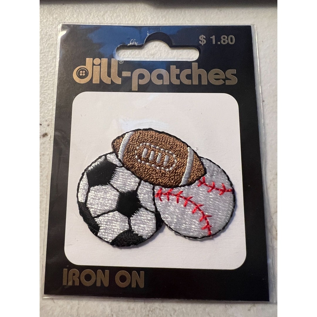 Dill Patches Iron on Patch Sports Football Baseball Soccer 2" Across ...