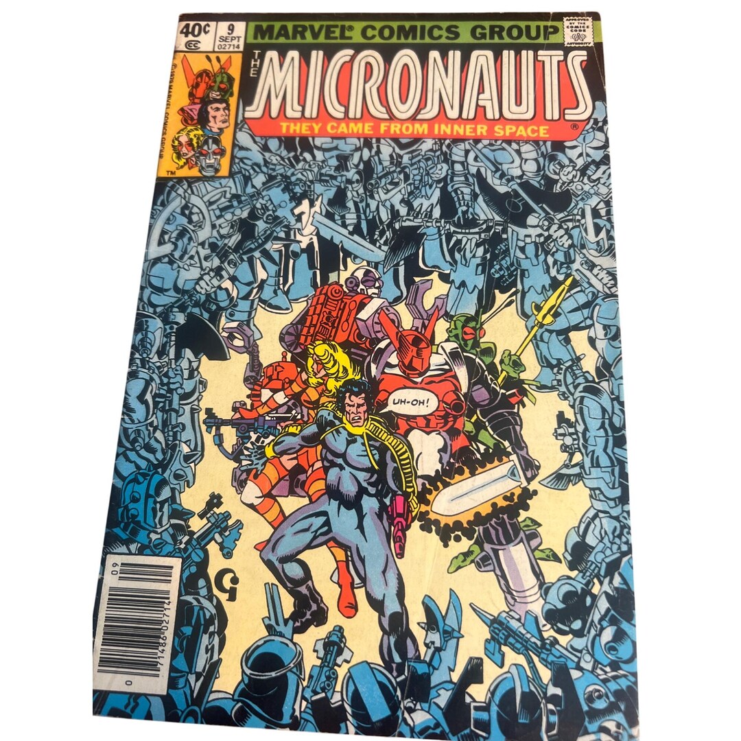 Vintage 70s 1979 Marvel Comic Book the Micronauts Issue 9 They Came ...