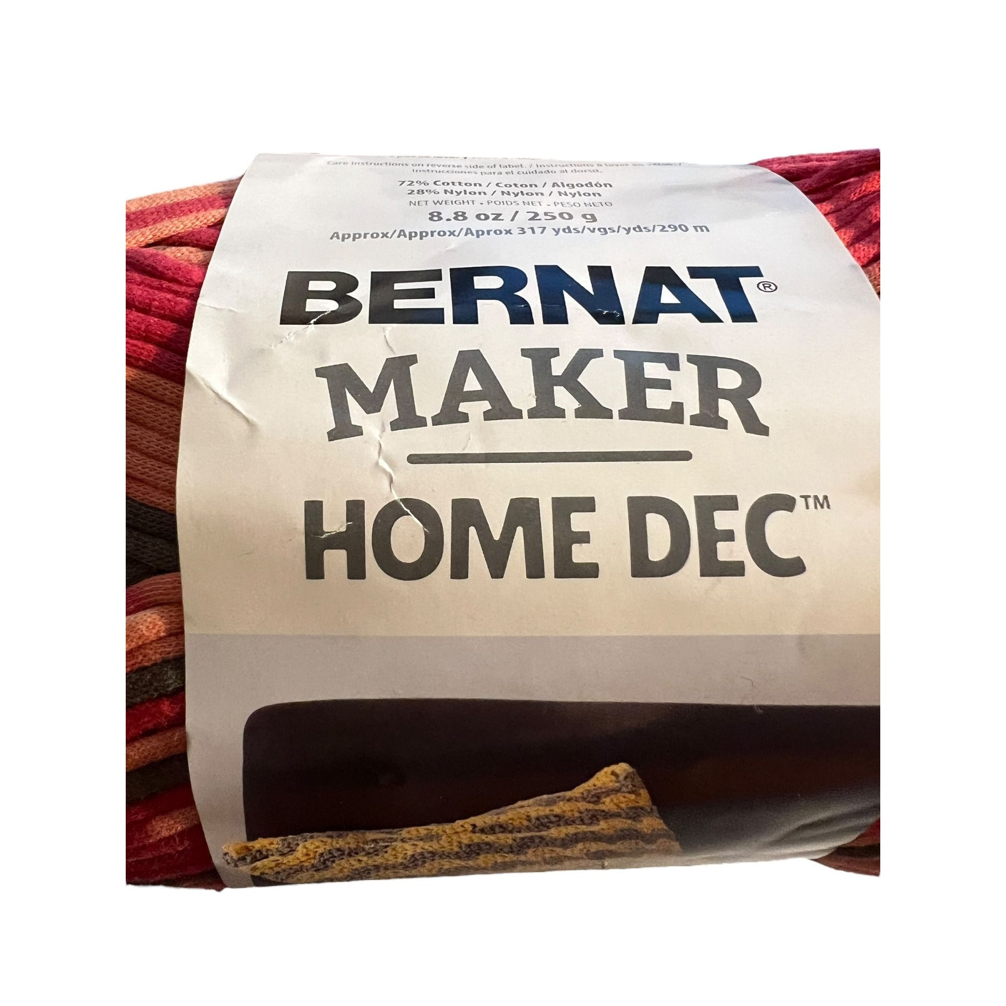 Bernat Maker Home Dec Yarn Spice Vargiegate Bulky 317 Yards NEW - Etsy