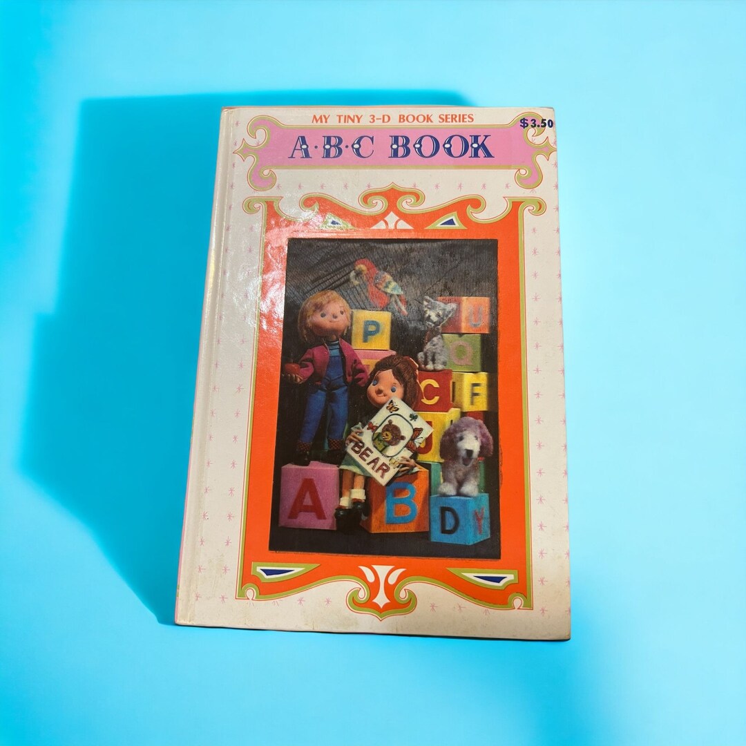 Vintage 70's Playmore My Tiny 3D Book Series ABC Book #7 Hardback - Etsy