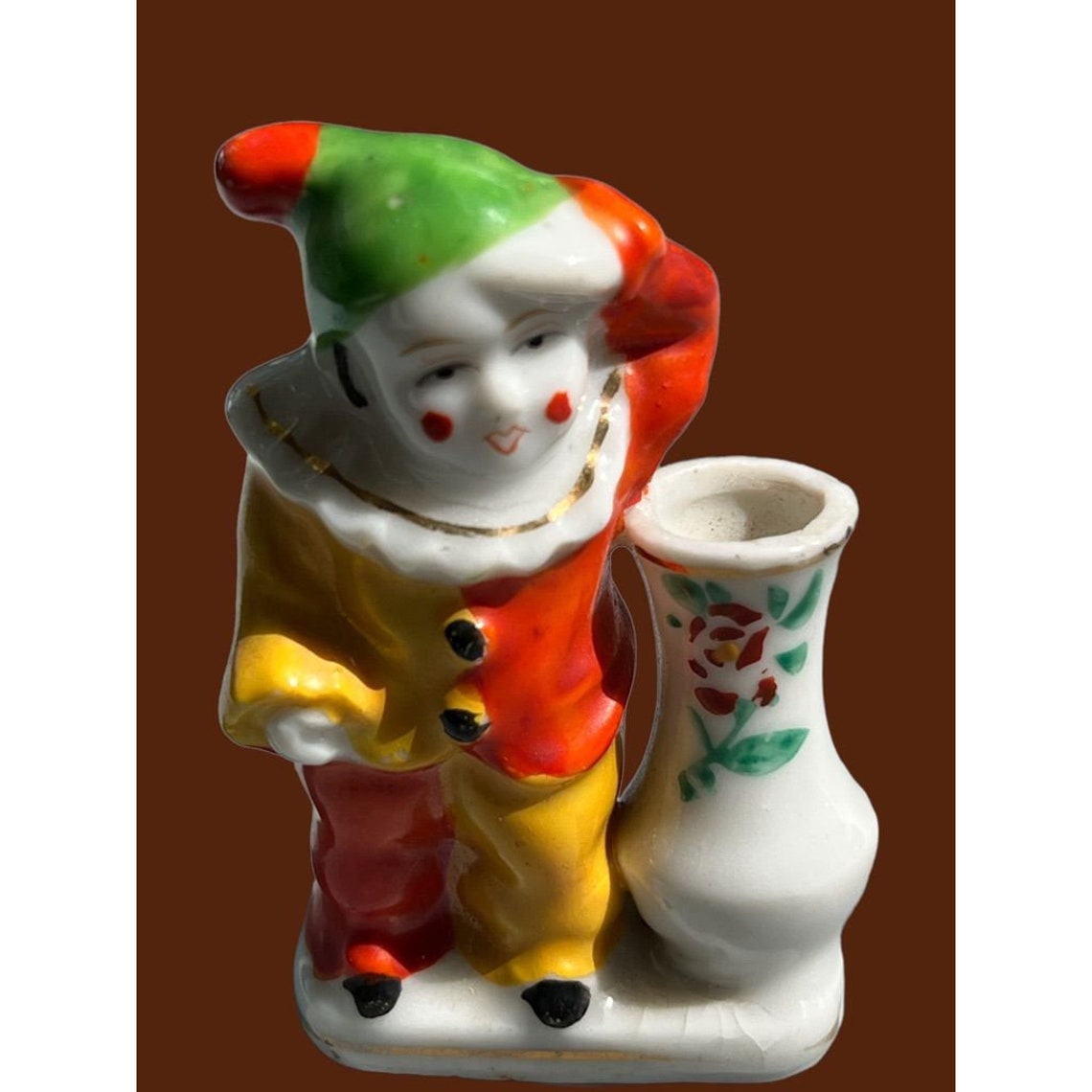 Vintage Made in Occupied Japan Clown Vase Bud Vase 2.5 - Etsy