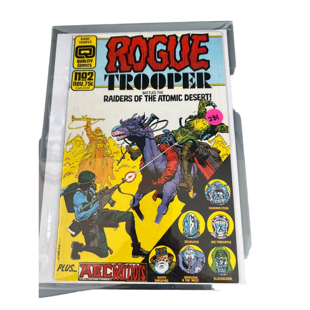 Vintage Rogue Trooper Quality Comics Raiders of Atomic Desert #2 80s - Etsy