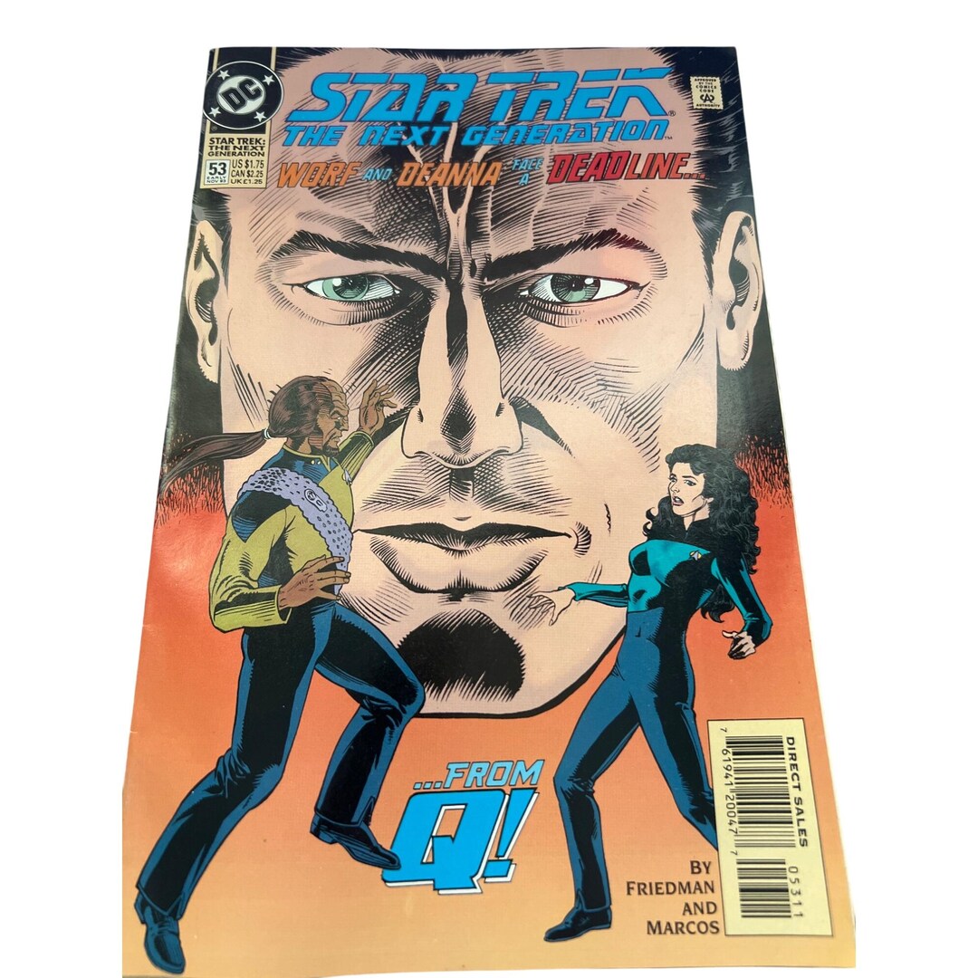 Vintage 1993 Star Trek Next Generation Comic Issue #53 DC Comics Worf ...