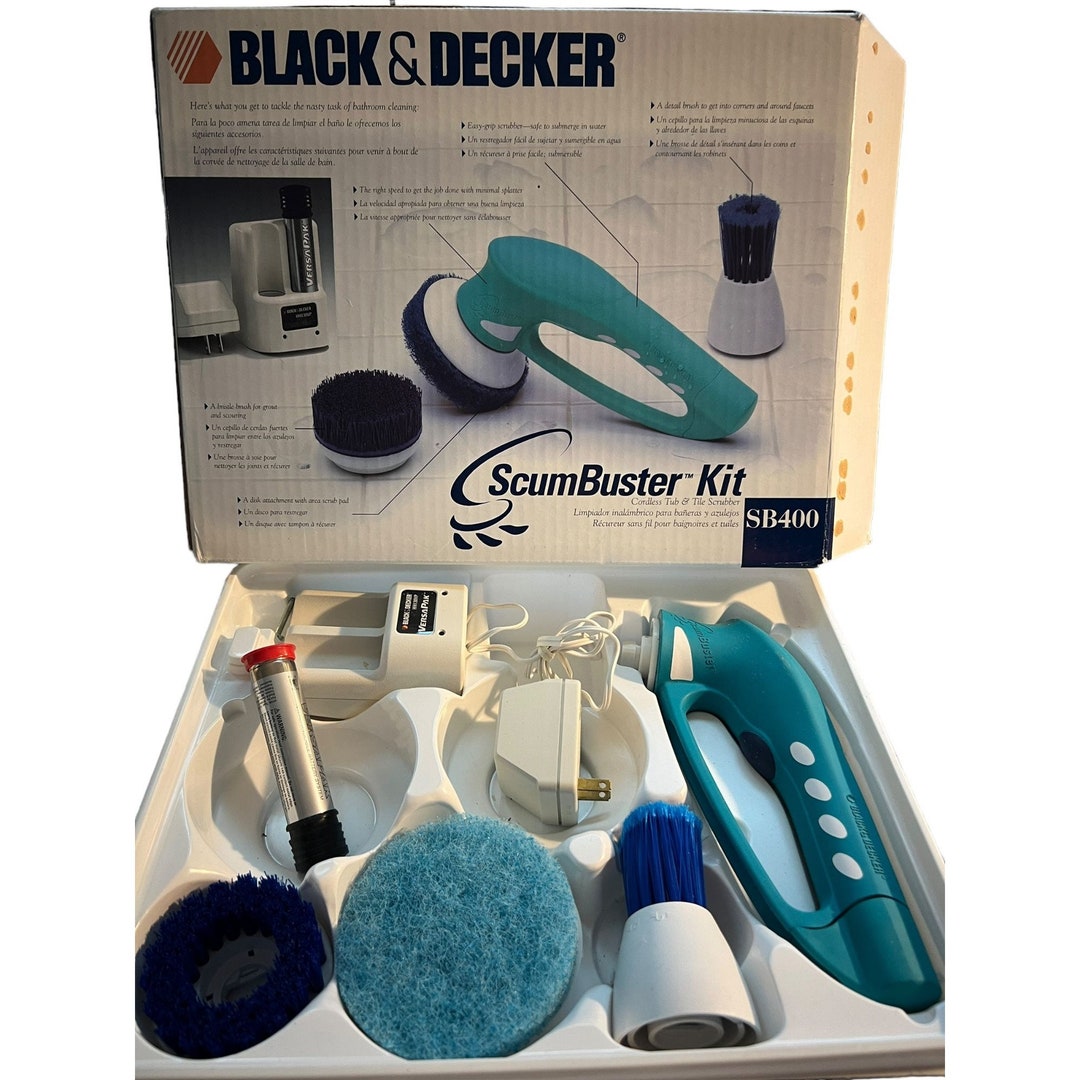 Vintage 1998 Black Decker Scumbuster Kit SB400 Great Working Condition ...