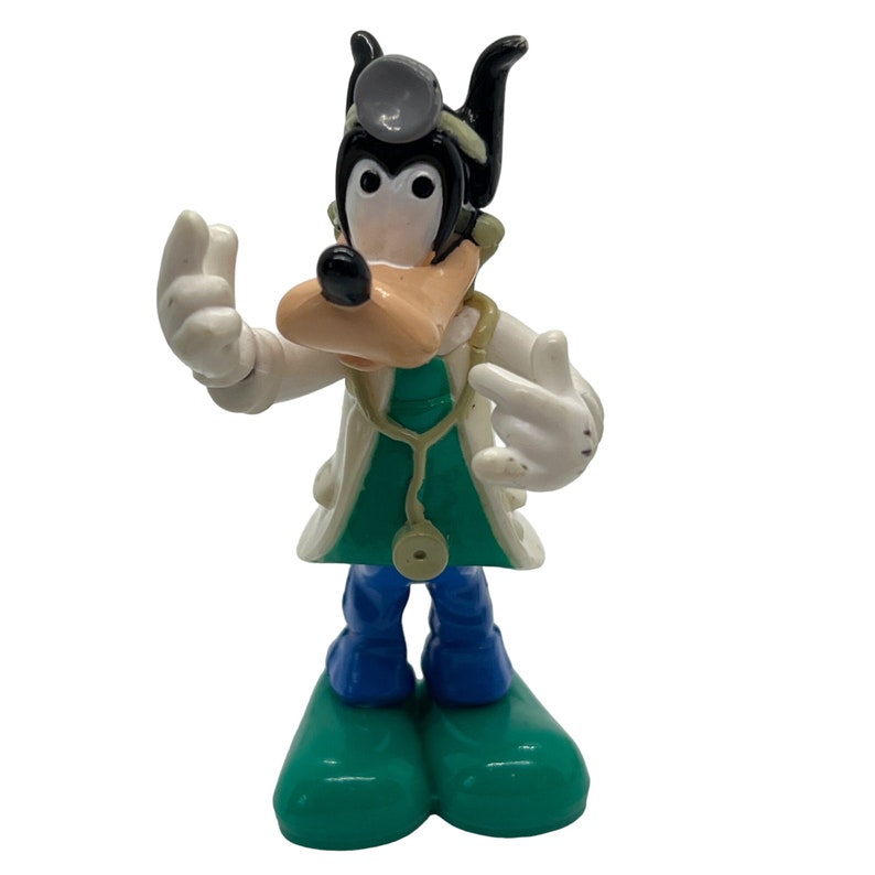 Disney Goofy PVC Figurine Collection Viking Chef Doctor & Casual Cake ...