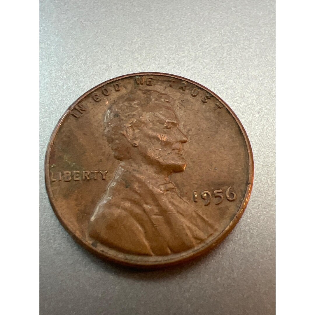 1956 Lincoln Wheat Penny Coin United States of America Copper ...